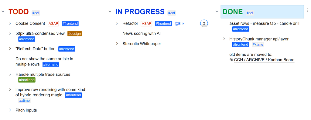 Navigate to next/prev parent - Checkvist Friends